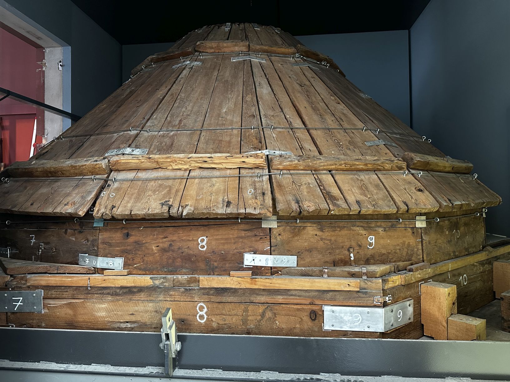 Abbau der Alhambra-Kuppel