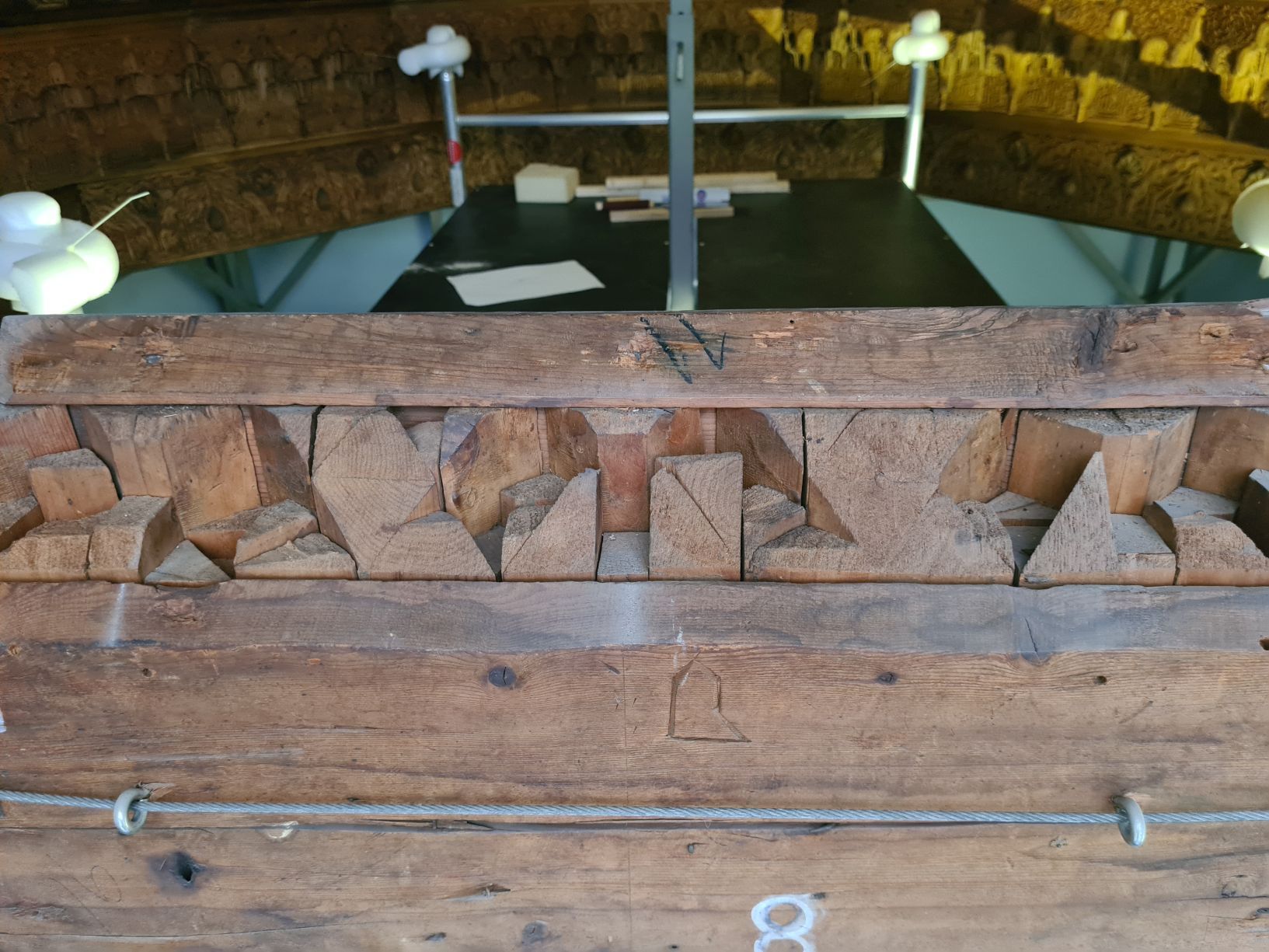 Abbau der Alhambra-Kuppel