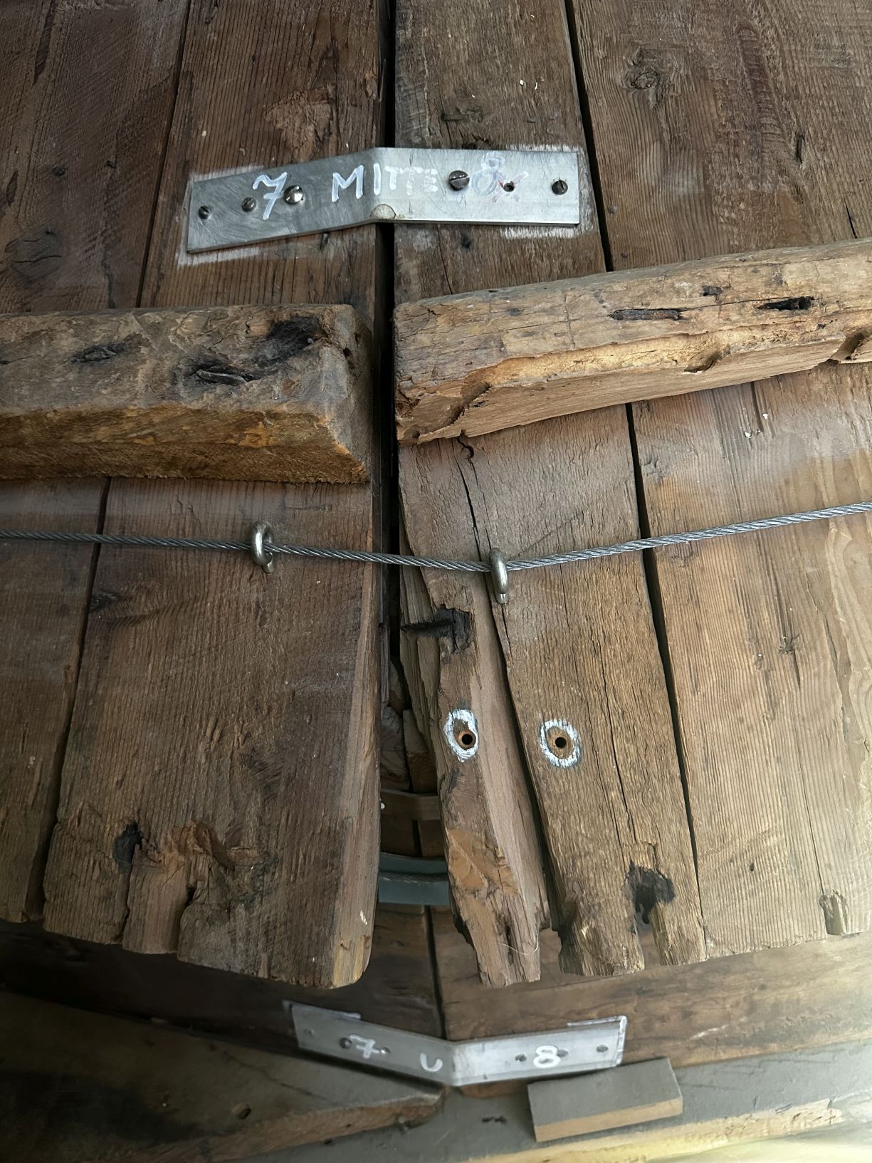 Abbau der Alhambra-Kuppel